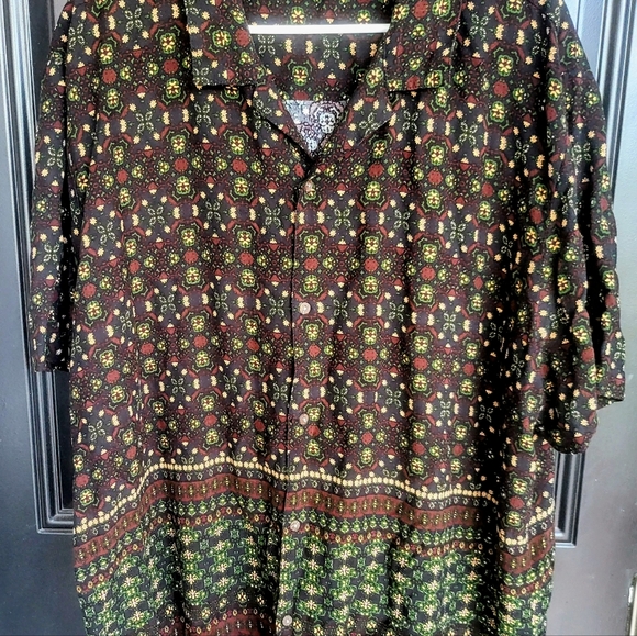 EARTHBOUND | Shirts | Earthbound Men Floral Hawaiian Shirt Sz Xxl ...